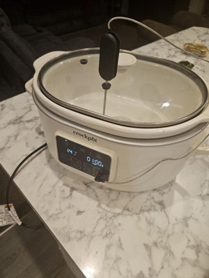 Crock-pot 6qt Programmable Slow Cooker With Sous Vide - Oat Milk Ivory ...