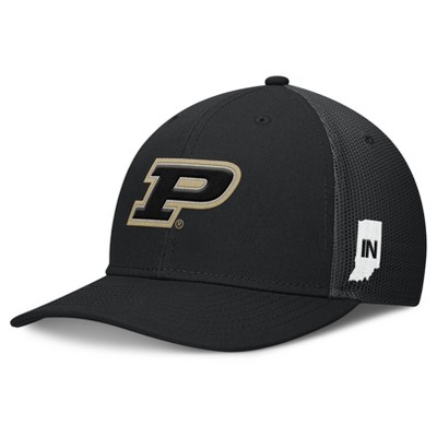 NCAA Purdue Boilermakers Structured Snapback Baseball Hat: Adjustable ...