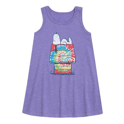 Peanuts Snoopy Tie Dye House - Purple - Large : Target