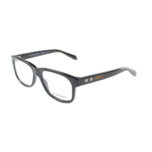 Burberry Unisex Rectangular Eyeglasses Black 52mm : Target