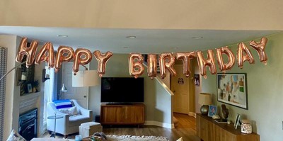 "happy Birthday" Balloon Rose Gold - Spritz™ : Target