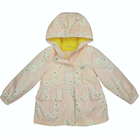Oshkosh B'gosh Little Girls' Midweight Ruffle Fleece Lined Jacket ...