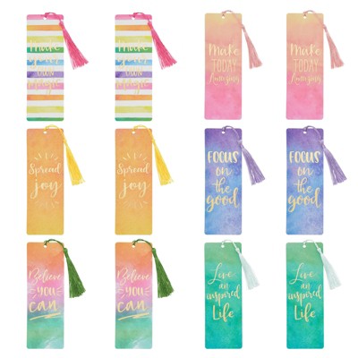 Juvale 36 Pack Inspirational Magnetic Bookmarks For Women With ...