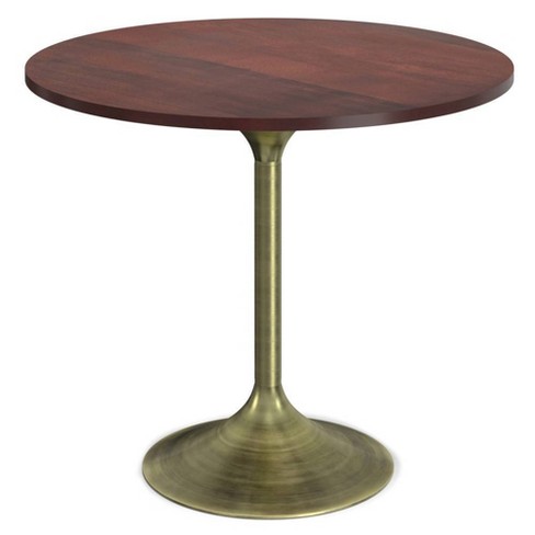 Chilton Dining Table Walnut - Wyndenhall: Solid Acacia Top, Antique ...