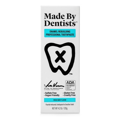 Made By Dentists Enamel Rebuilding Toothpaste - Fluoride Anticavity ...
