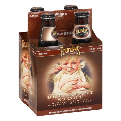 Founders Breakfast Stout Beer - 4pk/12 Fl Oz Bottles : Target