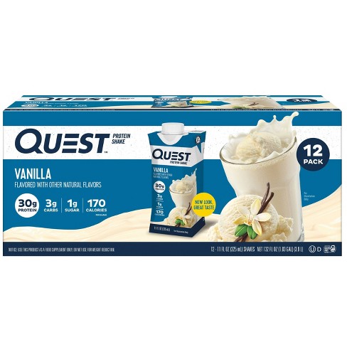 Quest Nutrition Ready To Drink Protein Shake - Vanilla : Target