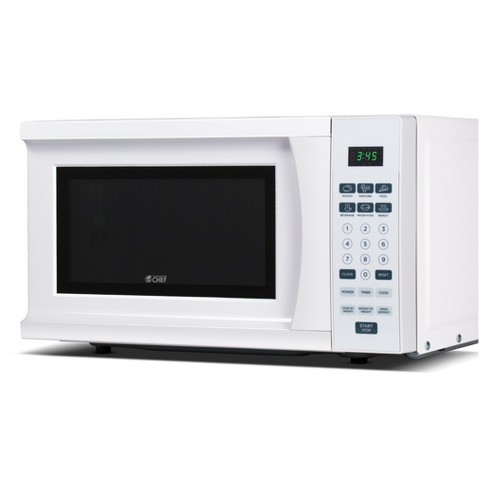 Commercial Chef Countertop Microwave Oven 0.7 Cu. Ft.700w, White : Target