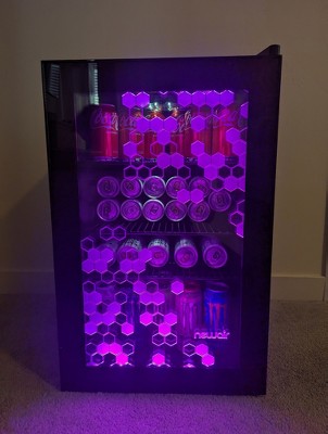 Newair Prismatic Series 85 Can Beverage Refrigerator With Rgb Hexacolor ...
