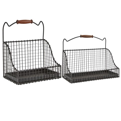 Park Designs Hanging Wire Baskets - Set Of 2 : Target