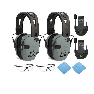 Walkers Razor Tacti-Grip with Rubber Headband (Gray) w/Glasses Bundle ...