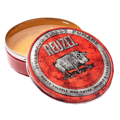 Reuzel Water Soluble High Sheen (red) Pomade (12 Oz Xxl) Medium All Day ...