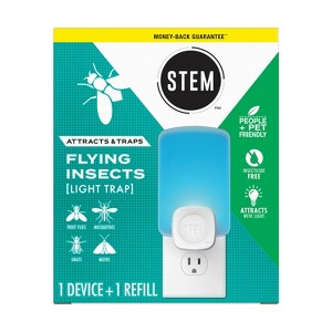 Stem Flying Insect Light Fly Trap Starter Kit - 1 Unit + 1 Refill : Target