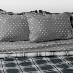 Percale Seagull Sheet Set Gray - The Hollister Collection at Target ...
