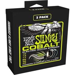 Ernie Ball P02730 Cobalt 7-string Skinny Top Heavy Bottom Electric Guitar Strings 10-62 : Target