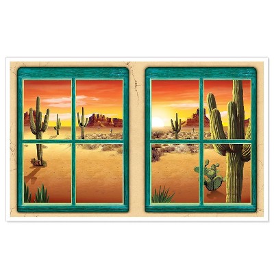 Beistle 3' 2" X 5' 2" Desert Backdrop 2/pack 52307 : Target