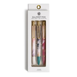 U Brands 2pk Ballpoint Pens - Black : Target