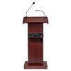 Orator Lectern Lecture Podium Mahogany - Hampden Furnishings : Target