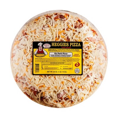 Heggie's Six Pack Frozen Pizza - 30oz Ingredients | Spoonful
