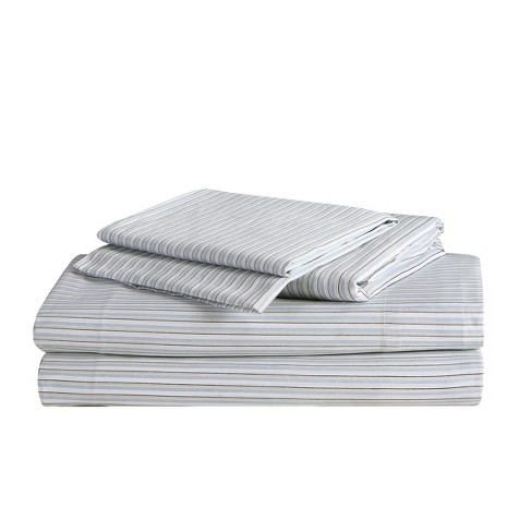 Kenneth Cole New York Shirting Stripe Sheet Set : Target
