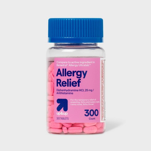 Diphenhydramine Hci Allergy Relief Tablets - 300ct - Up&up™ : Target