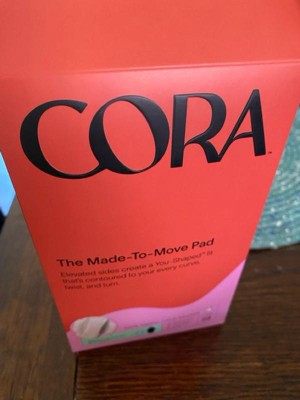 Cora Made-to-move Super Pads With Wings Organic Cotton Topsheet Ultra ...