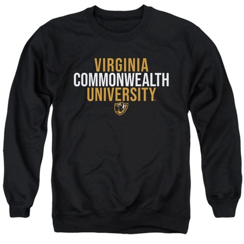 Virginia Commonwealth University Official Stacked Adult Crewneck ...
