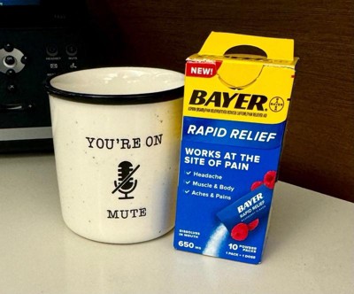 Bayer Rapid Relief Aspirin Powder - Raspberry - 20ct : Target