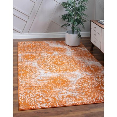 Unique Loom 2' 2 X 3' 0 Sofia Grand Orange Area Rug : Target