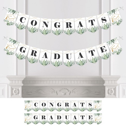 Big Dot Of Happiness Boho Botanical Graduate - Greenery Graduation ...