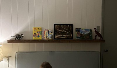 36" Floating Wood Shelf Natural - Threshold™ : Target