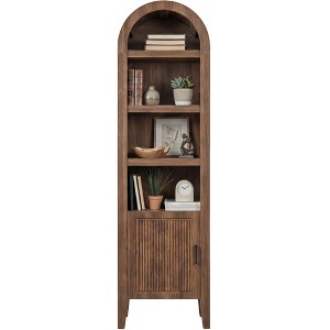 Best Choice Products 72" Tall Narrow Arched Pantry Cabinet w/ Door, 4 ...
