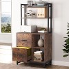 Tribesigns 2 Drawer File Cabinet, Vertical Filing Cabinet With ...
