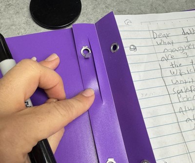 2 Pocket Plastic Folder With Prongs - Up&up™ : Target