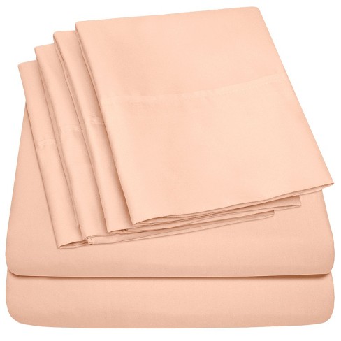 6 Piece Sheet Set, Deluxe Ultra Soft 1500 Series, Double Brushed ...