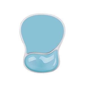 Alilang Clear Gel Wrist Support Mouse Pad With Ergonomic Cushion And ...