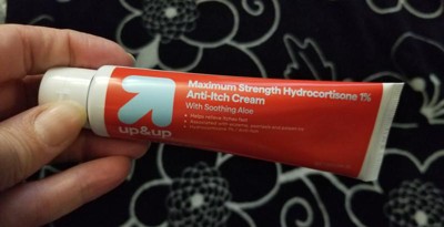 Anti-itch 1% Hydrocortisone Maximum Strength Cream With Aloe - Up&up ...