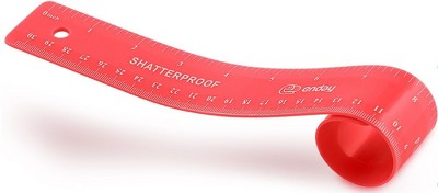 Enday 12" (30cm) Flexible Ruler, Red : Target