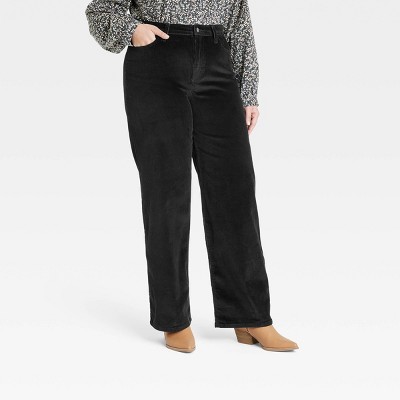 Women's High-Rise Corduroy Wide Leg Jeans - Universal Thread | eBay