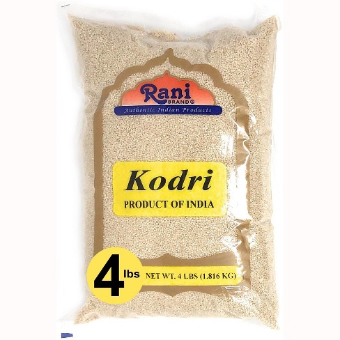 Kodri (polished Kodo Millet Seeds) - 64oz (4lbs) 1.81kg - Rani Brand ...