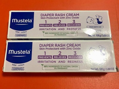 Mustela 2pk Fragrance Free Diaper Rash Cream - 7.6oz : Target