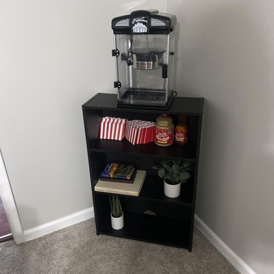 3 Shelf Bookcase Black - Room Essentials™ : Target