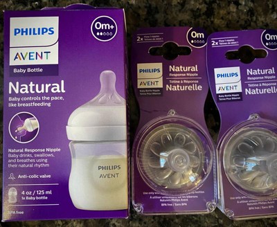 Philips Avent 3pk Natural Baby Bottle With Natural Response Nipple ...