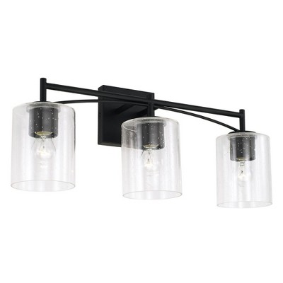 Capital Lighting Peyton 3 - Light Vanity In Matte Black : Target