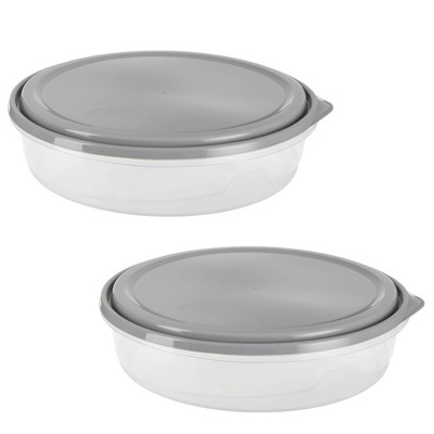 GoodCook EveryWare Round Food Storage Containers - 12 inch/1 Gallon ...