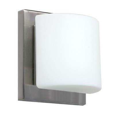 Besa Lighting Paolo 1 - Light Vanity In Satin Nickel : Target