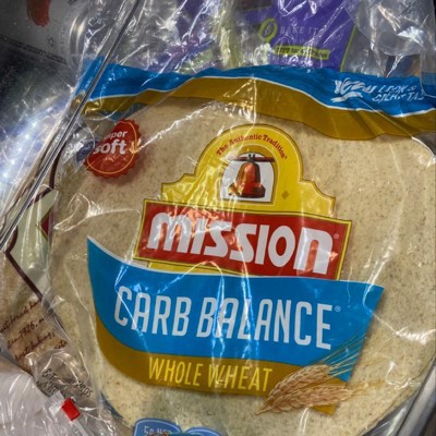 Mission Taco Size Carb Balance Whole Wheat Tortillas - 12oz/8ct : Target