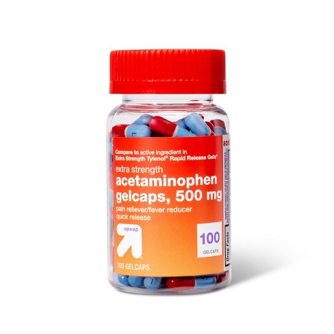Acetaminophen Extra Strength Pain Reliever + Fever Reducer Quick ...