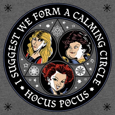 Men's Hocus Pocus Calming Circle Sweatshirt - Charcoal Heather - Medium ...