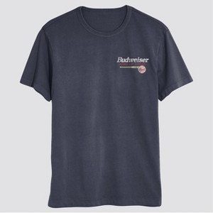 Men's Budweiser Americana Baseball Short Sleeve Graphic T-Shirt - Navy ...